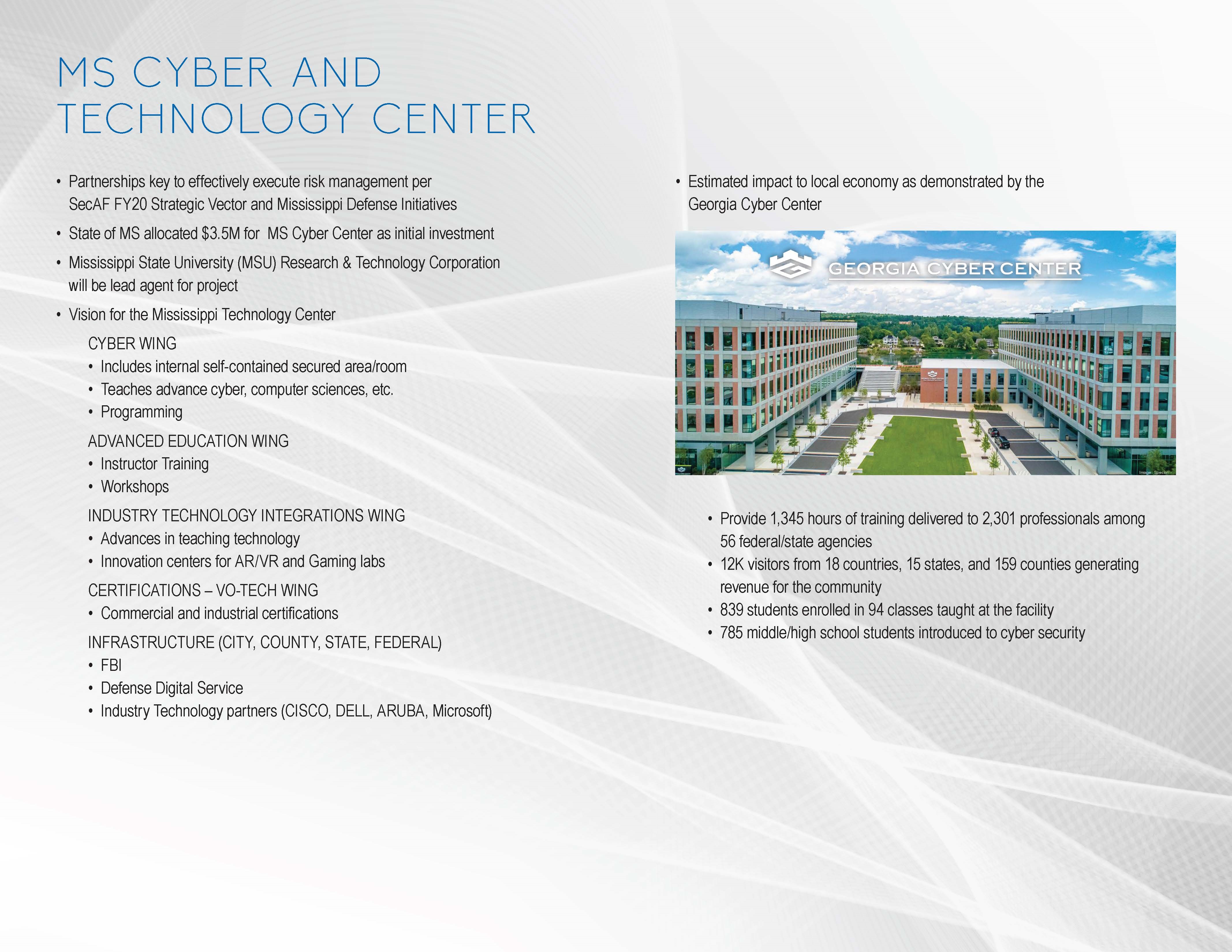 MSU’s Center for Cyber Innovation and High Performance Computing Collaboratory Combine ...